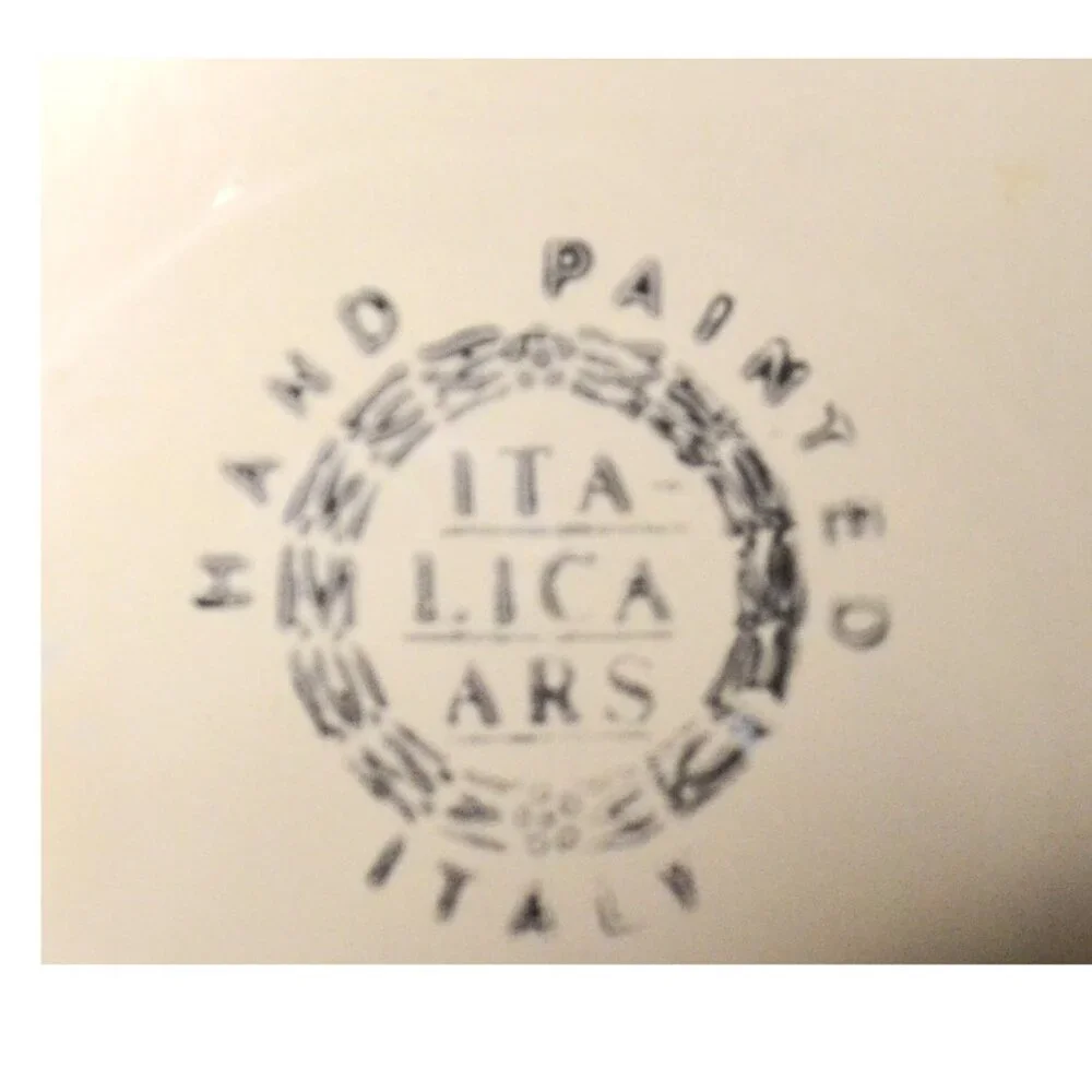 Italica ARS | Dining | Handpainted Italica Ars Turkey Plate Vintage ...